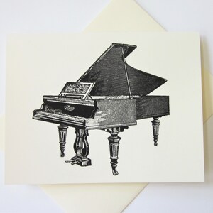 Piano Note Cards Set of 10 With Matching Envelopes - Etsy