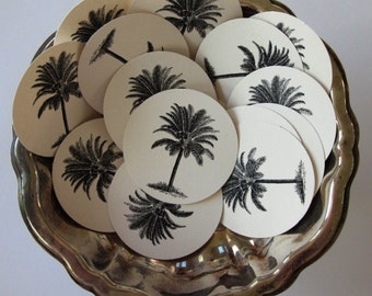 Daisy Flower Tags Round Gift Tags Set of 10 | Etsy