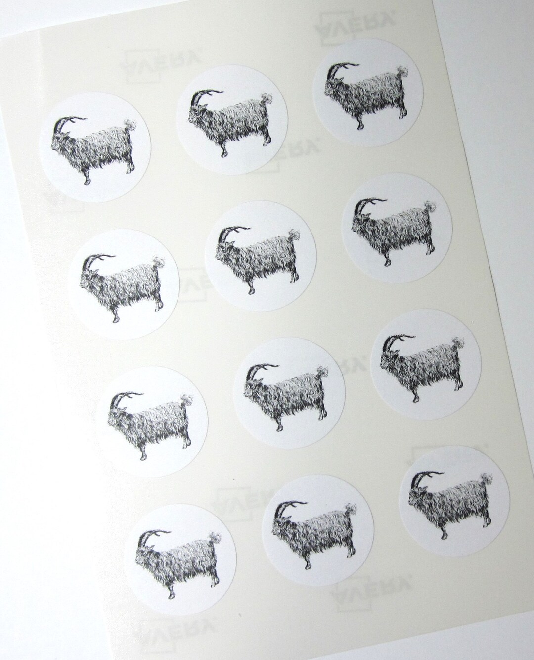 Goat Stickers One Inch Round Seals - Etsy