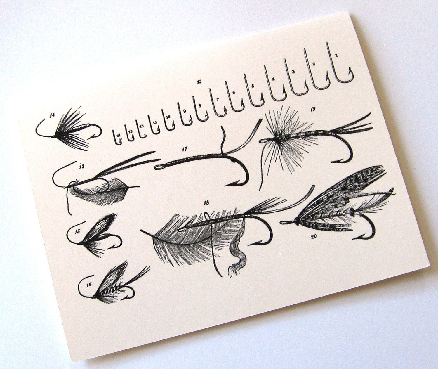 Fly Fishing Note Cards Set of 10 With Matching Envelopes | Etsy