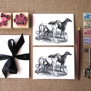 Greyhound Dog Note Cards Set of 10 With Matching Envelopes - Etsy