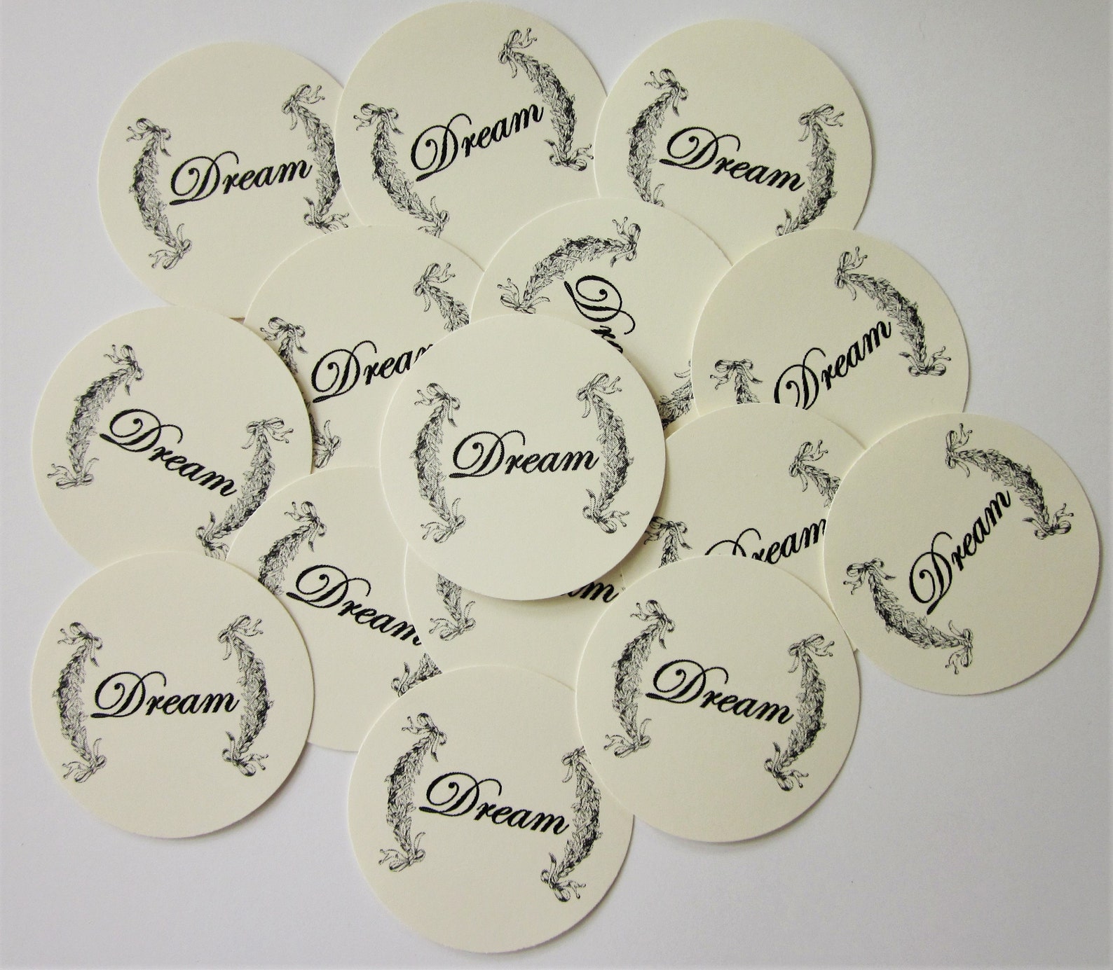 Dream Sign Tags Round Gift Tags Set of 10 - Etsy