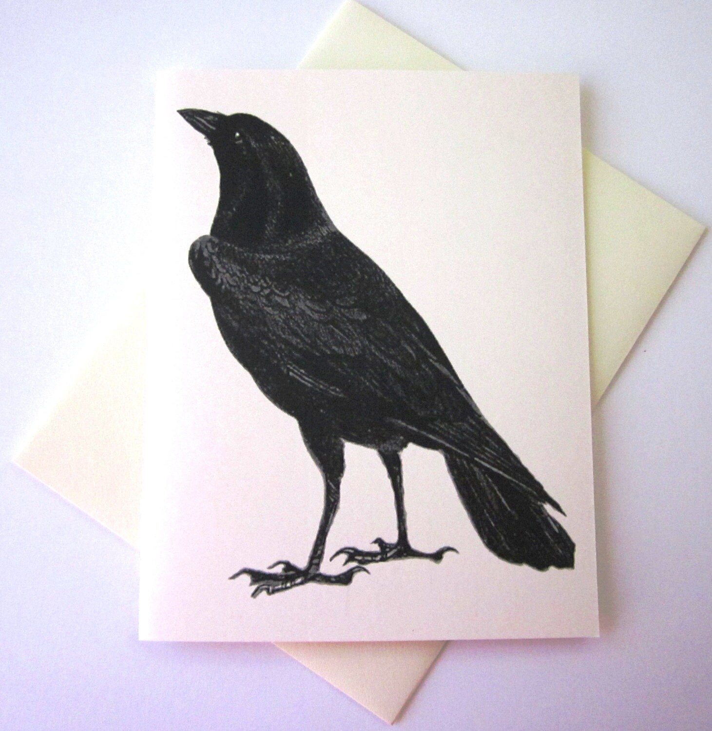 Black Raven Crow Tags Round Paper Gift Tags Set of 10 - Etsy