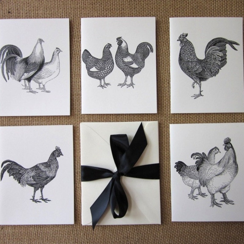 Chicken Card - Etsy