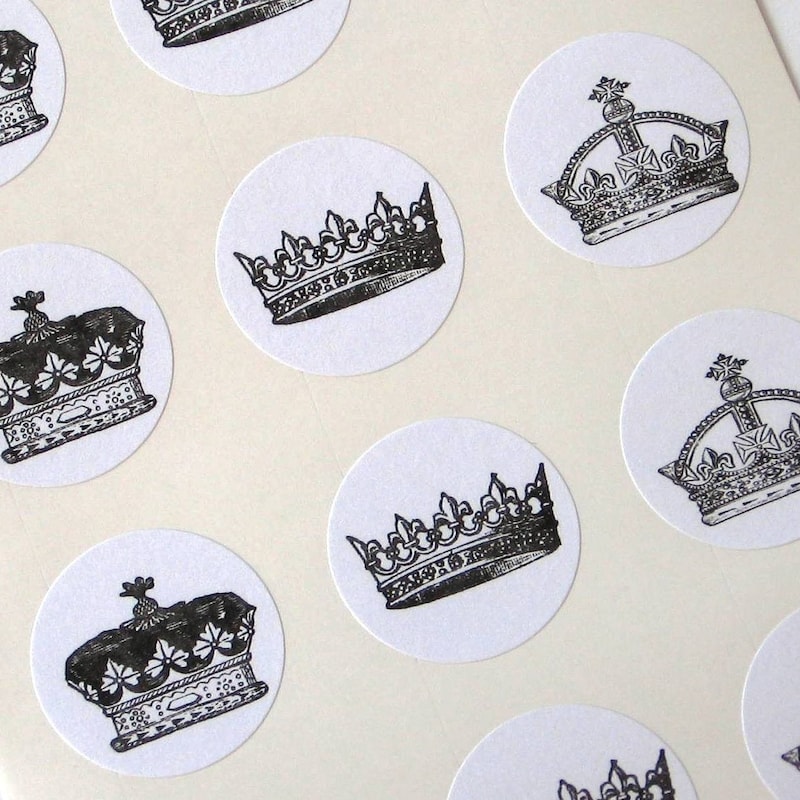 Crown Sticker - Etsy