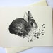 Little Rabbit Bunny Stationery Note Cards Set of 10 With Matching ...