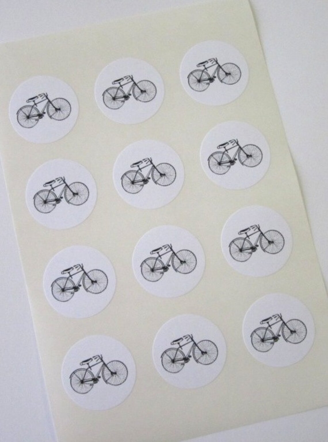 Bicycle Tags Round Gift Tags Set of 10 - Etsy