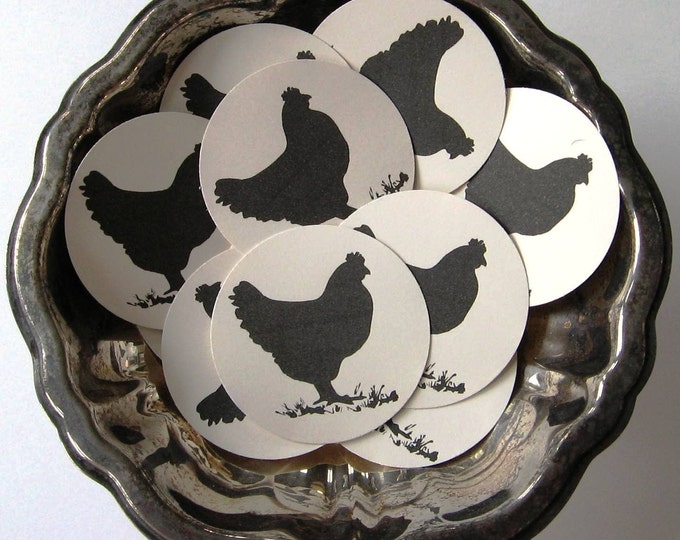 Bird Nest Tags Round Paper Gift Tags Set of 10 - Etsy