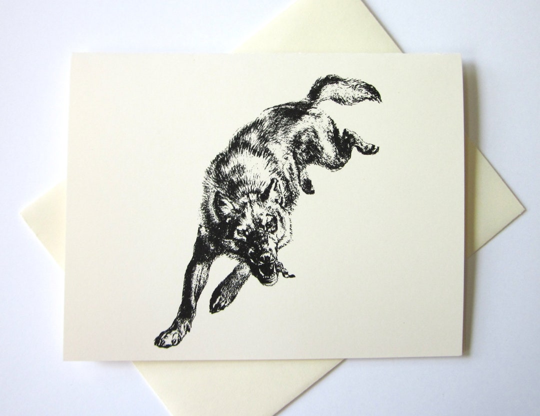 Wolf Wolves Stationery Note Cards Set of 10 With Matching Envelopes - Etsy