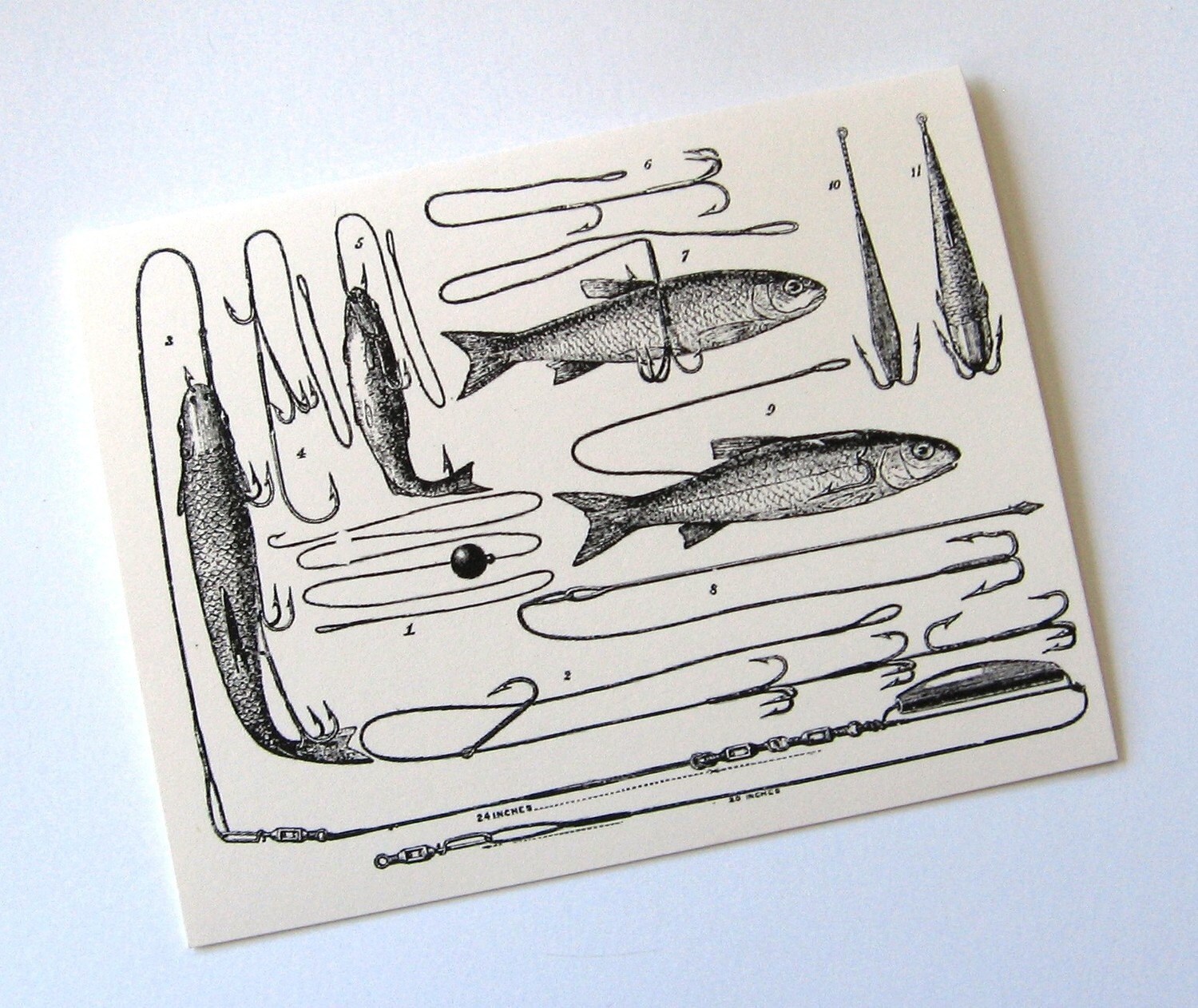 Fly Fishing Note Cards Set of 10 With Matching Envelopes | Etsy