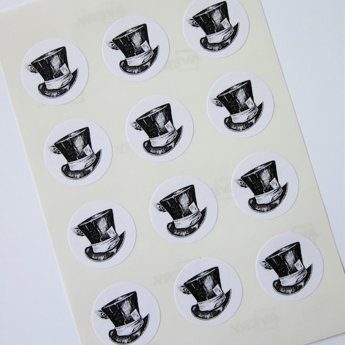 Large Mad Hatter Decal Alice in Wonderland Sticker - Etsy