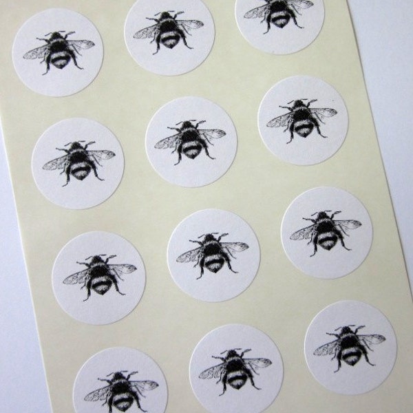 Bee Sticker - Etsy