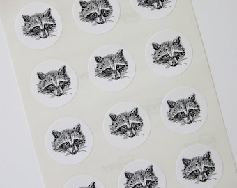 Moose Stickers One Inch Round Seals | Etsy