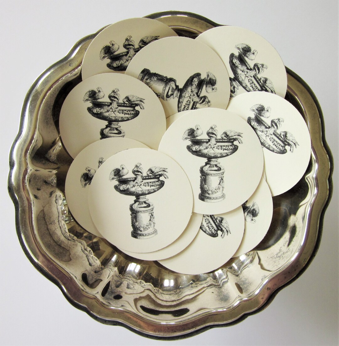 Bird Bath Tags Round Gift Tags Set of 10 - Etsy