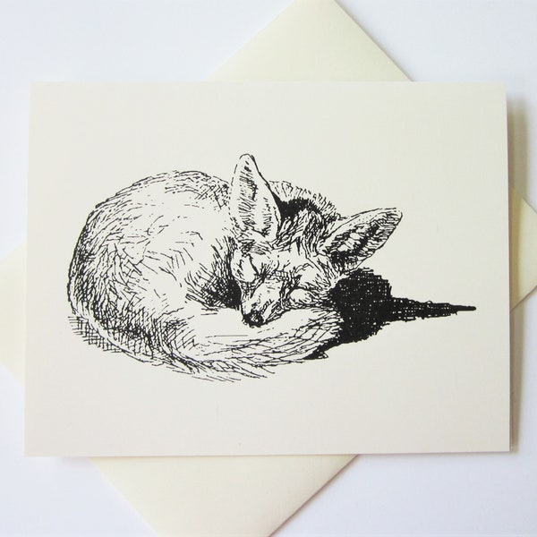 Fox Note Cards - Etsy