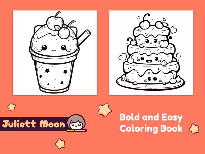 Kawaii Mania: World of Colors. Cozy, Bold and Easy Coloring Book - Etsy