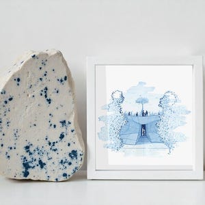 Narrative Art Blues for Collection of Unique Artwork for Home ...