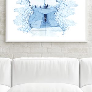 Narrative Art Blues for Collection of Unique Artwork for Home ...