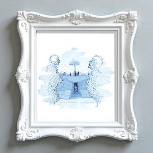 Narrative Art Blues for Collection of Unique Artwork for Home ...