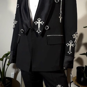 Prom Suit, Menswear, Tuxedo,mens Blazer, Black Suit, Gold Suit, Chrome ...