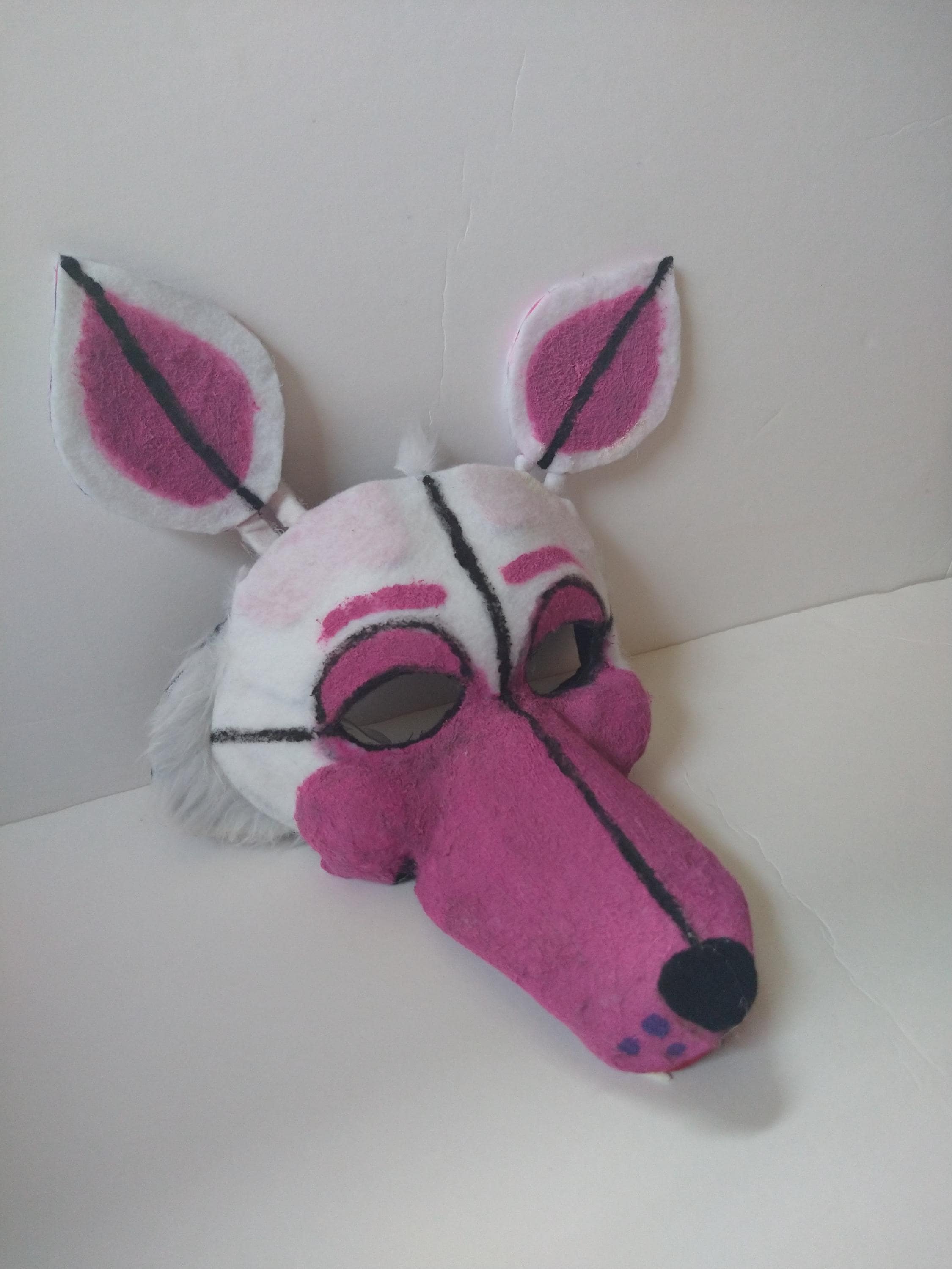 Custom FNAF Funtime Foxy Inspired Mask: Handmade Therian Cosplay ...