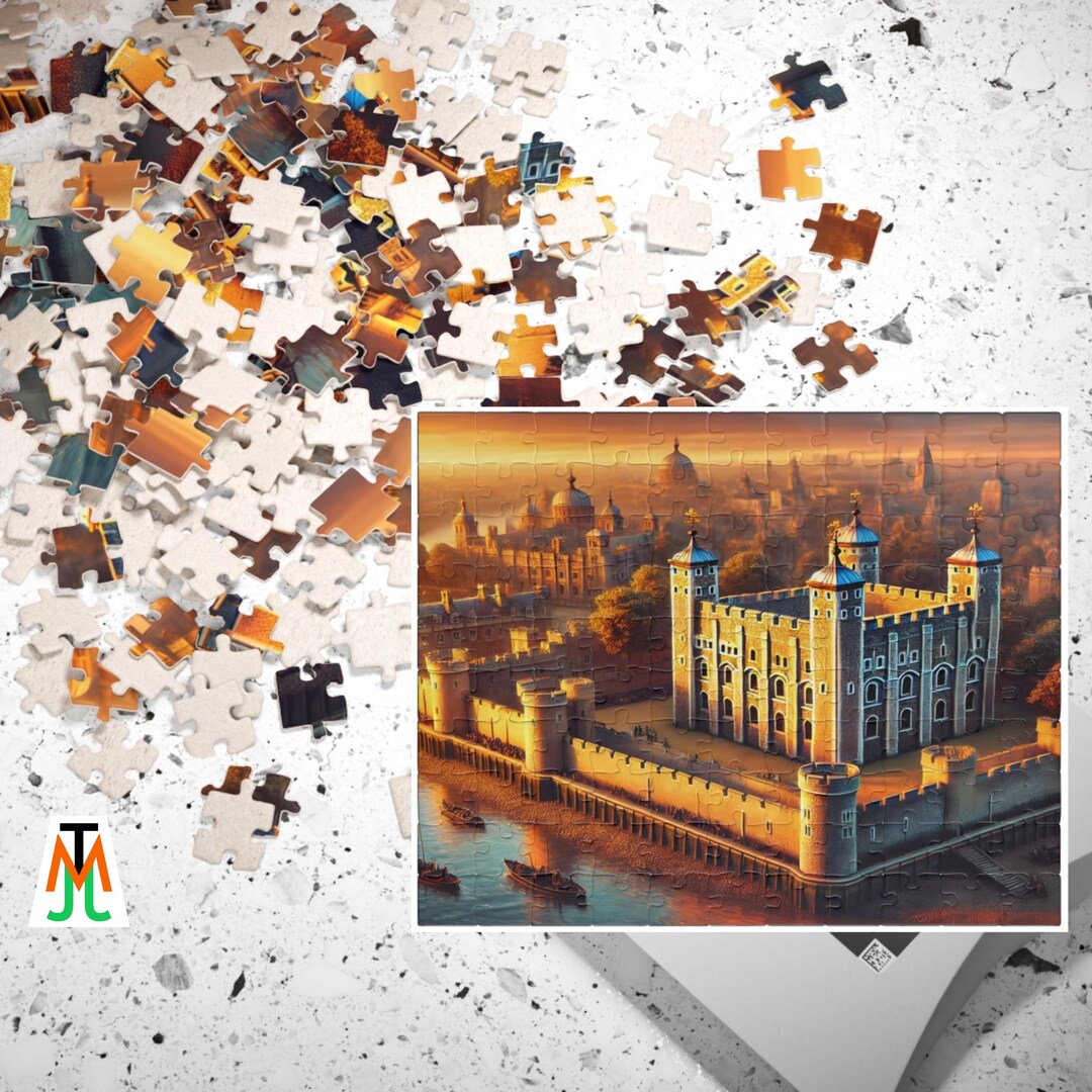 4 Sizes Majestic Medieval Castle Jigsaw Puzzle Historic Fortress Scenic ...