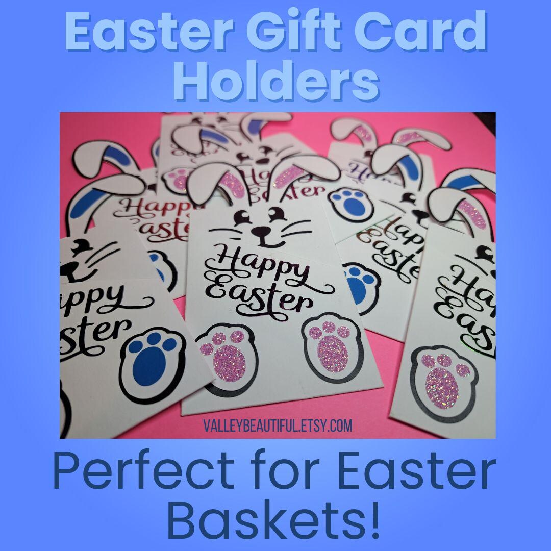 Easter Gift Card Holder - Cute Easter Basket Stuffer, Easter Money ...