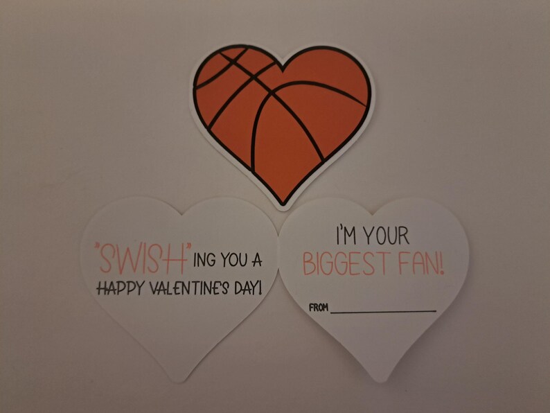 Sports Valentine Cards Class Valentine for Students and Friends Choose ...