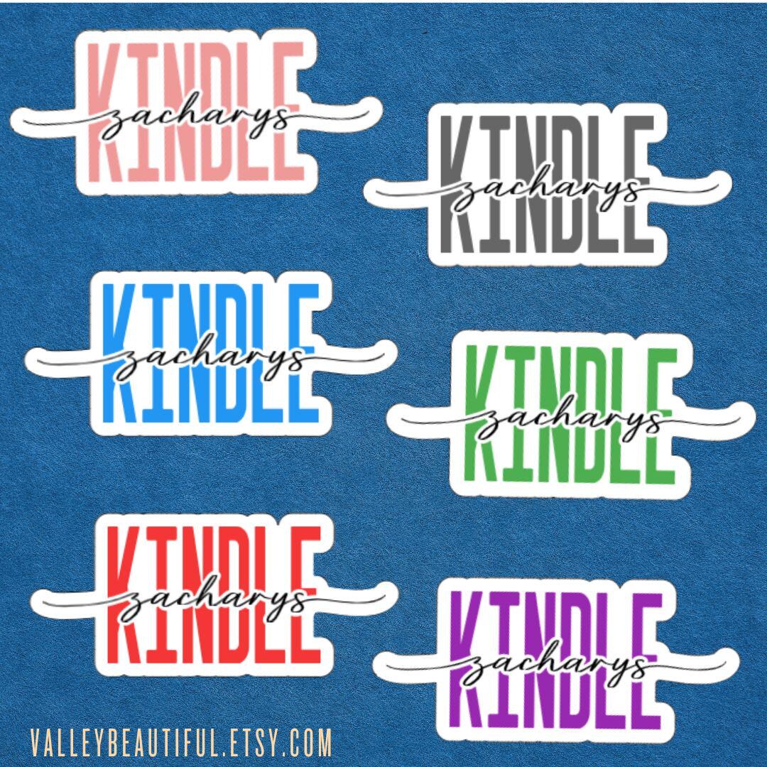 Personalized Kindle Stickers - Laminated Vinyl Stickers, Custom ...