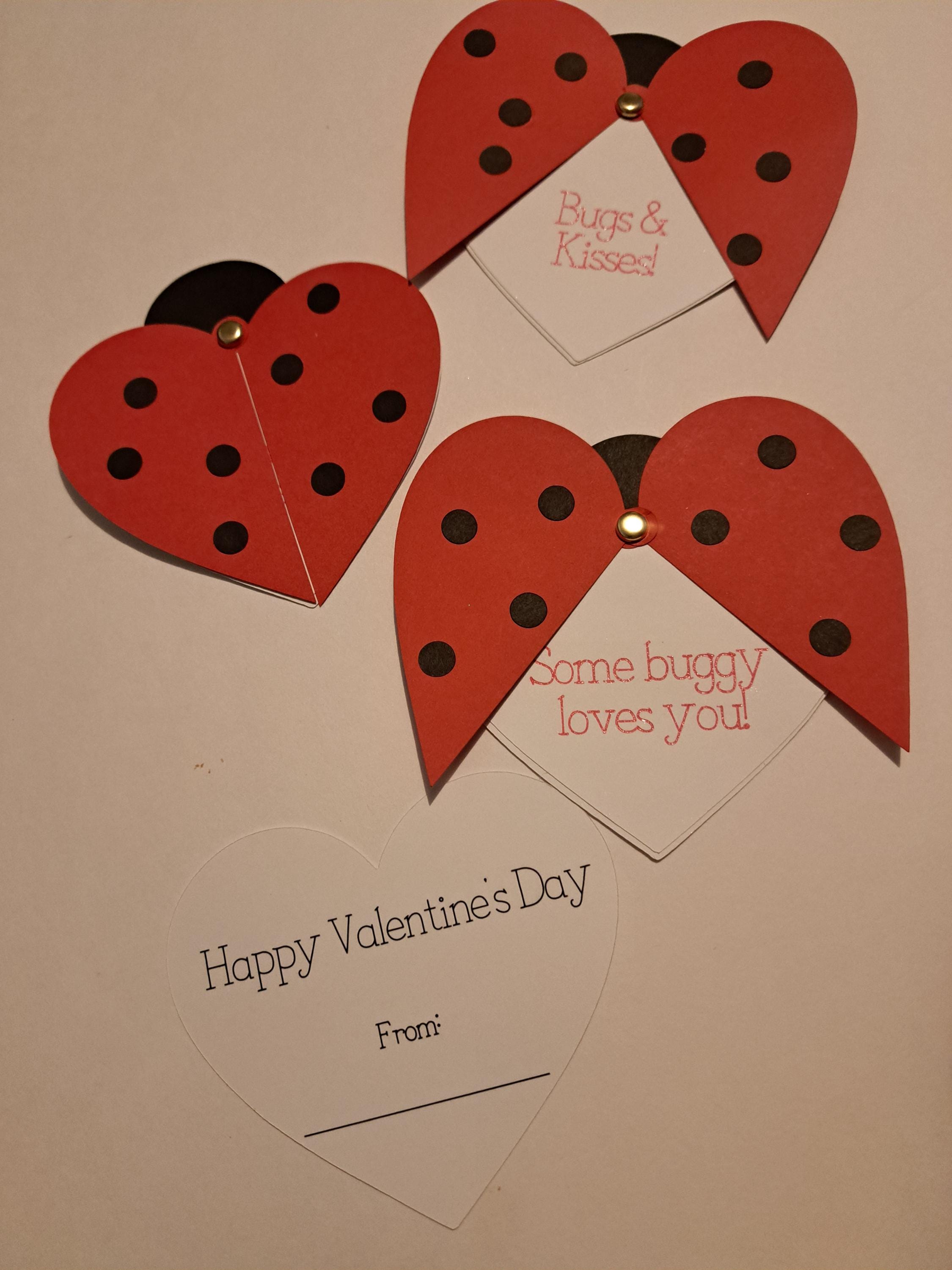 Ladybug Valentine's Day Cards - Etsy