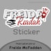 Freida Mcfadden Sticker - Custom Freida Readah Book Sticker, Vinyl ...