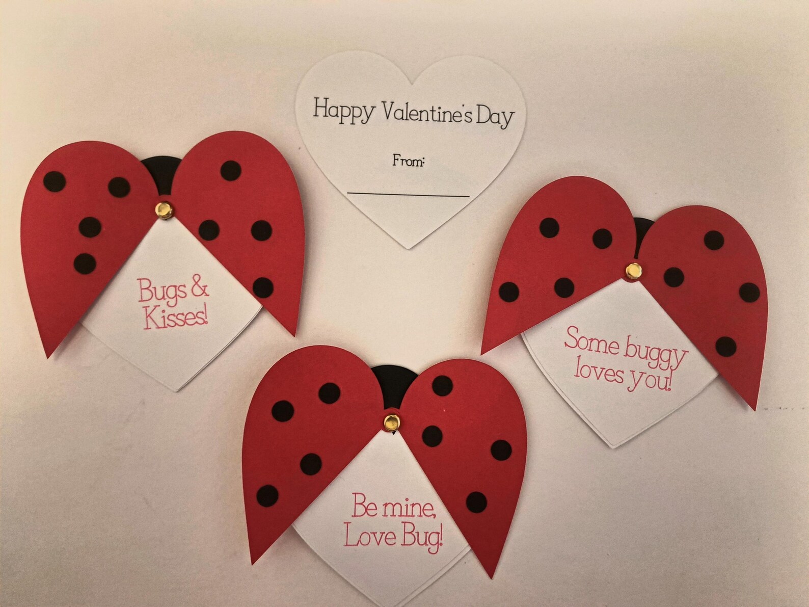Ladybug Valentine's Day Cards - Etsy