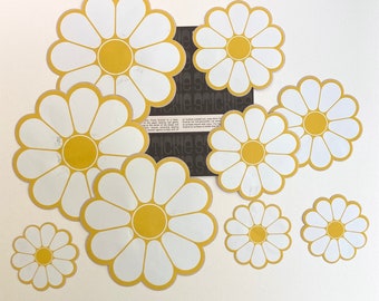 Rickie Tickie Stickies, Flower Power Stickers, Set of 6 Vintage 1970s ...