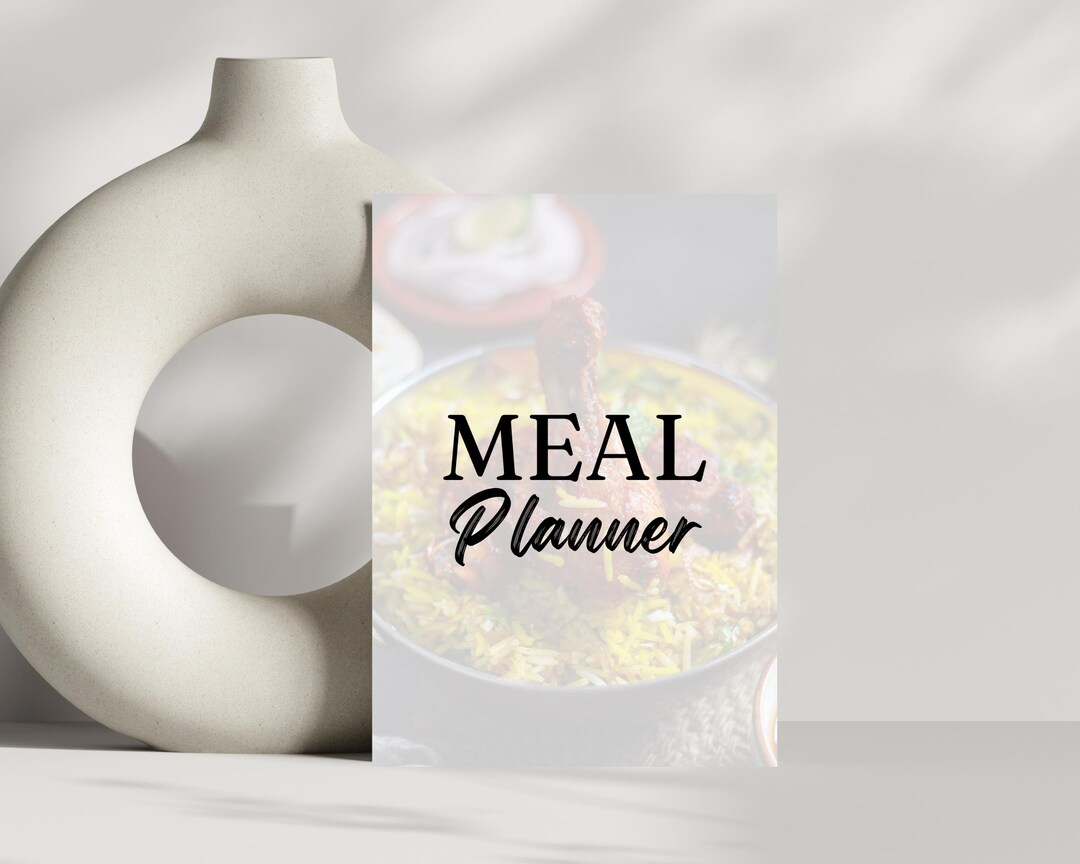 25 Page Meal Planner Meals Planner Weekly Planner Lifestyle Planner ...
