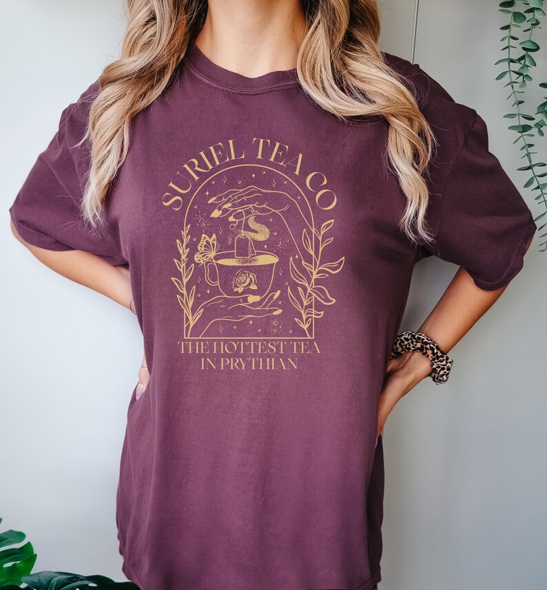 Suriel Tea Co Comfort Colors Shirt, Bookish ACOTAR T-shirt - Etsy
