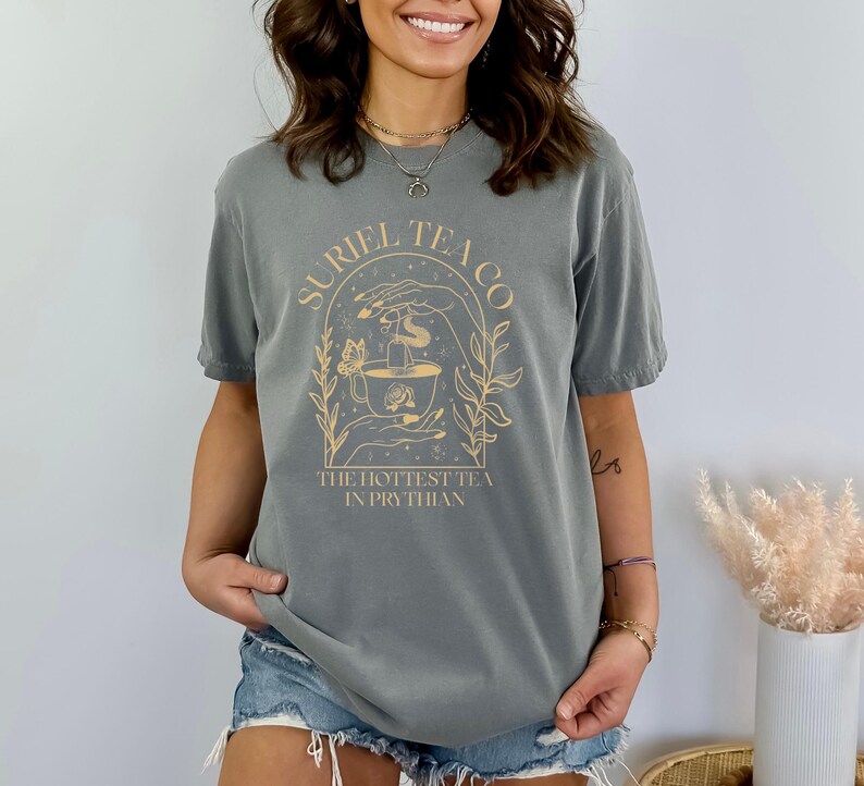 Suriel Tea Co Comfort Colors Shirt, Bookish ACOTAR T-shirt - Etsy