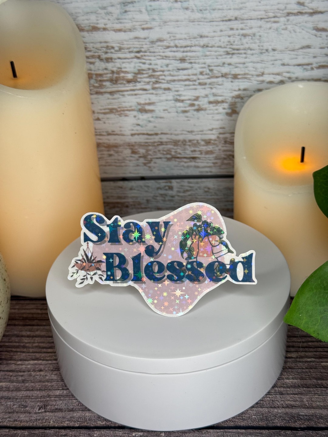 Stay Blessed Sticker | Christian Gift | Sticker for Water Bottle ...