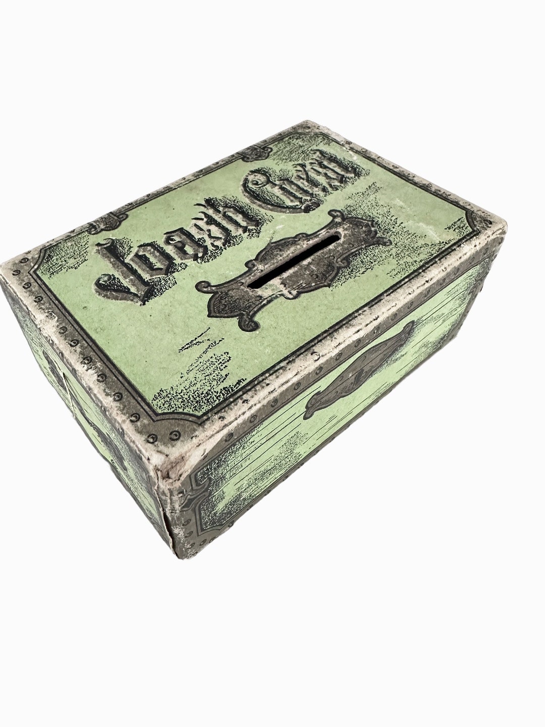 Joash Chest 1934 Church Offering Cardboard Bank Shabby Cardboard - Etsy