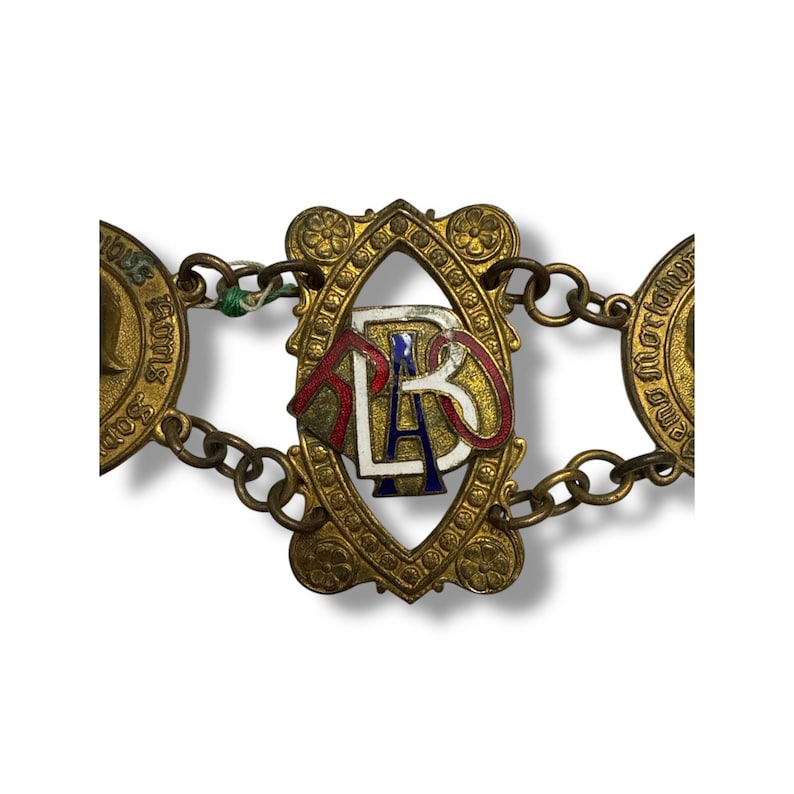 Vintage RAOB Fraternal Regalia Chain Collar With Medallions & Emblems ...