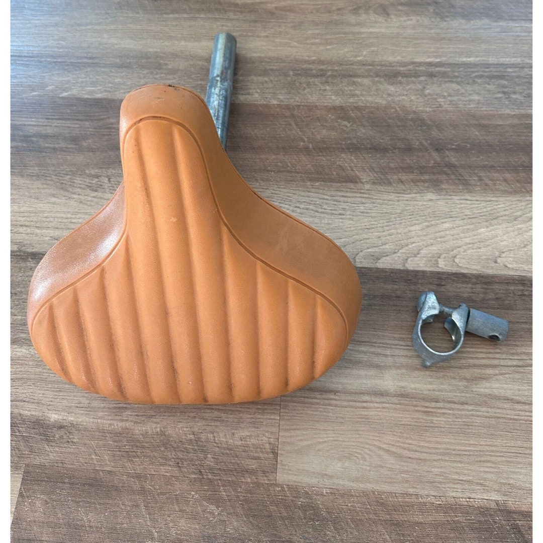 Vintage Original Troxel Bicycle Saddle Seat Brown Made in Moscow TN - Etsy
