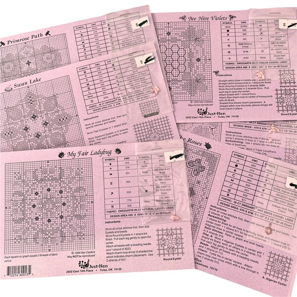 Just Nan Cross Stitch Kit - Etsy