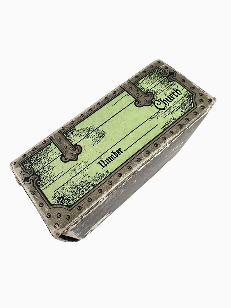 Joash Chest 1934 Church Offering Cardboard Bank Shabby - Etsy