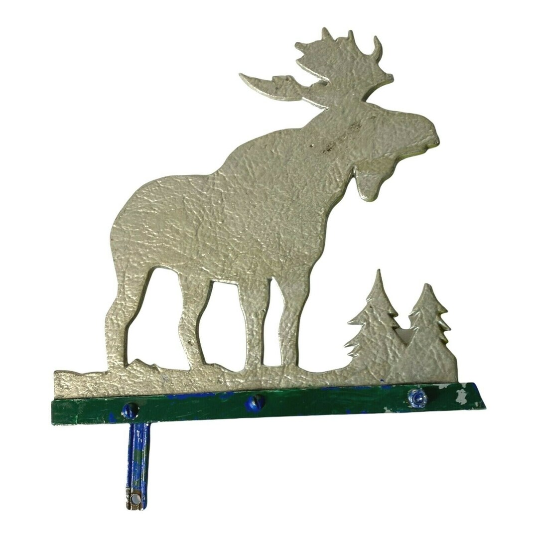 Mailbox Topper Metal Moose Silhouette Vintage - Etsy
