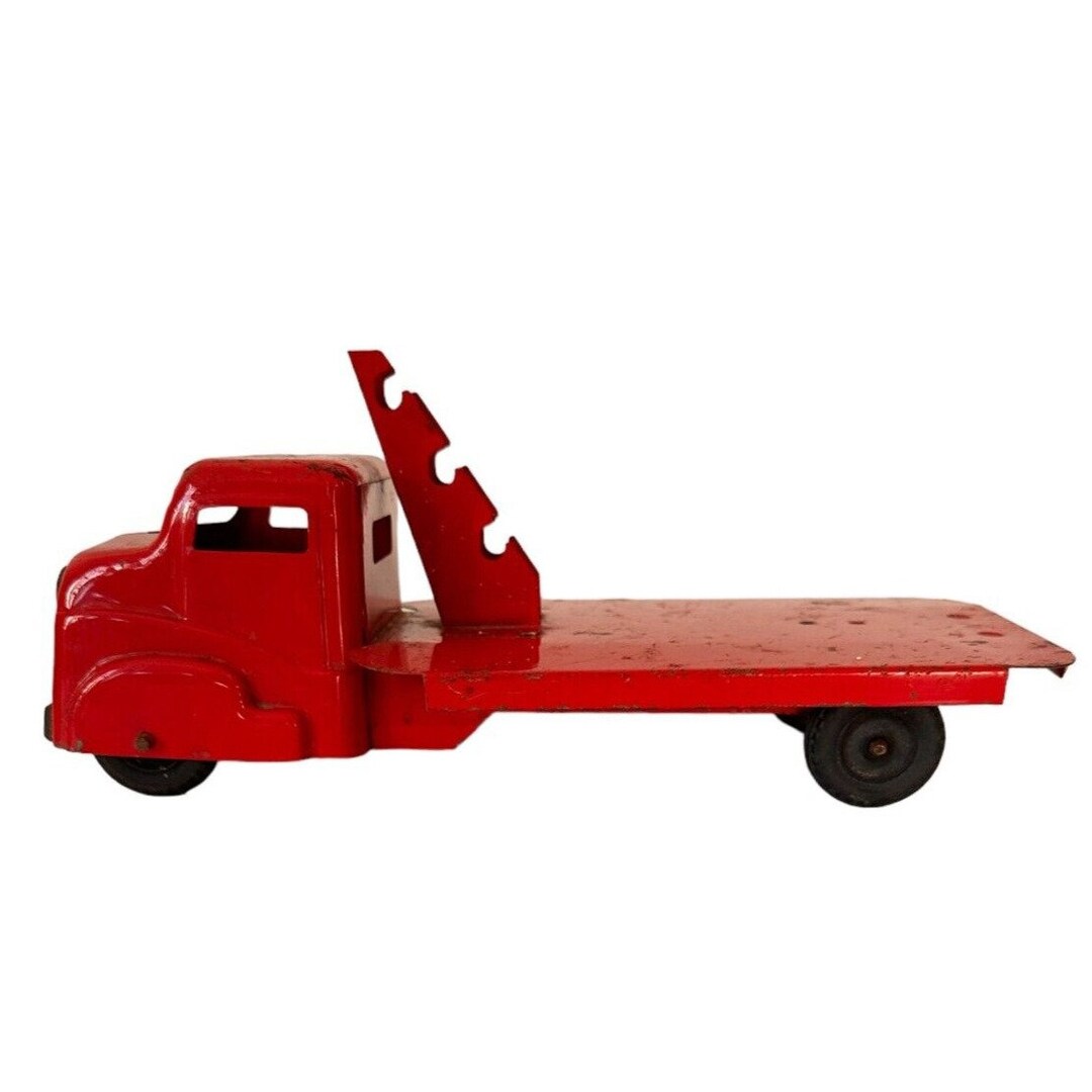 Structo Toy Truck RED Vintage Missile Launcher 12" Long Missing Parts as Is - Etsy