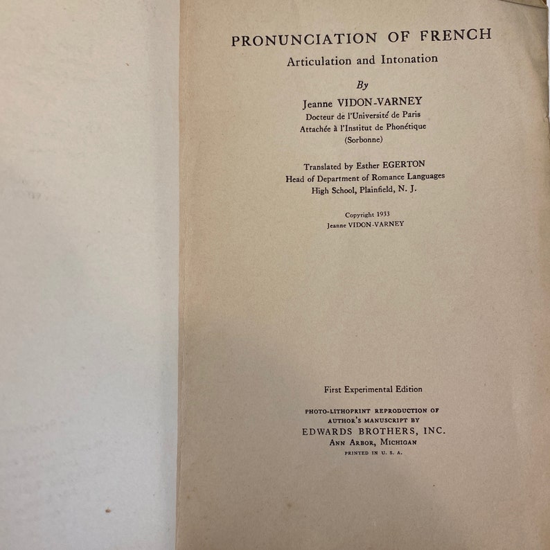 Two French Textbooks Vintage 1920s 1930s Shabby - Etsy