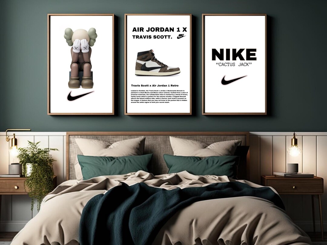 TRAVIS SCOTT 1 X Air Jordan - Bundle of 3 | A3 Posters - Instant ...