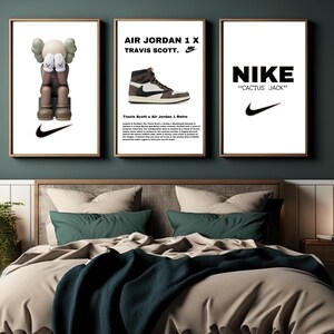 TRAVIS SCOTT 1 X Air Jordan - Bundle of 3 | A3 Posters - Instant ...