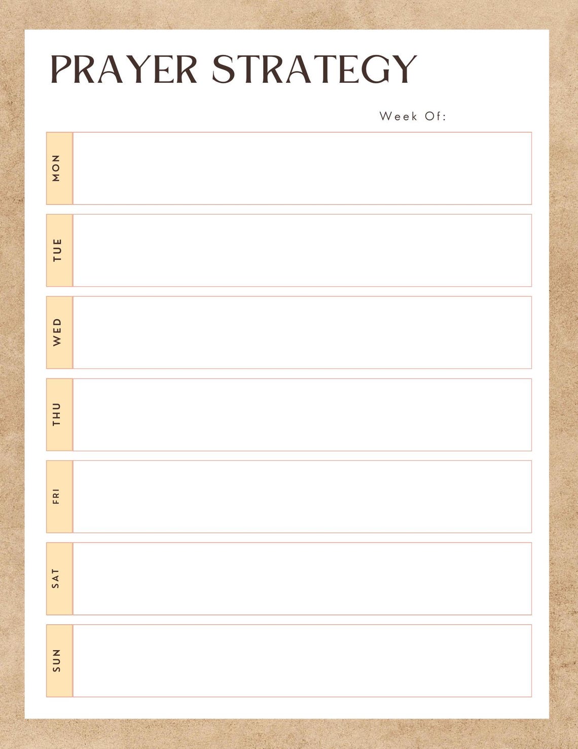 Prayer Request Journal | 29-page Printable Journal 2025 - Etsy