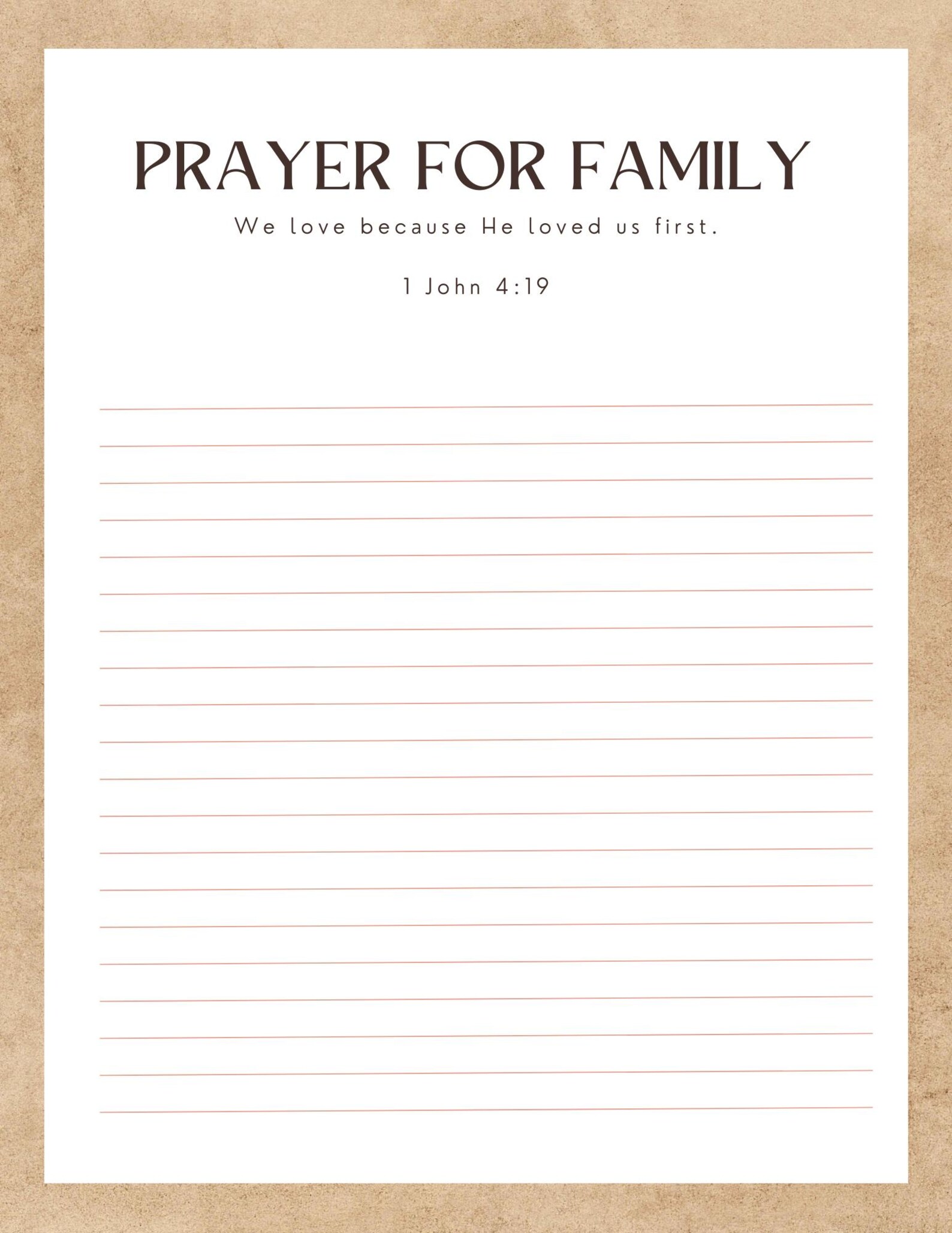 Prayer Request Journal | 29-page Printable Journal 2025 - Etsy
