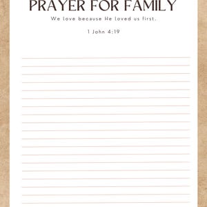 Prayer Request Journal | 29-page Printable Journal 2025 - Etsy